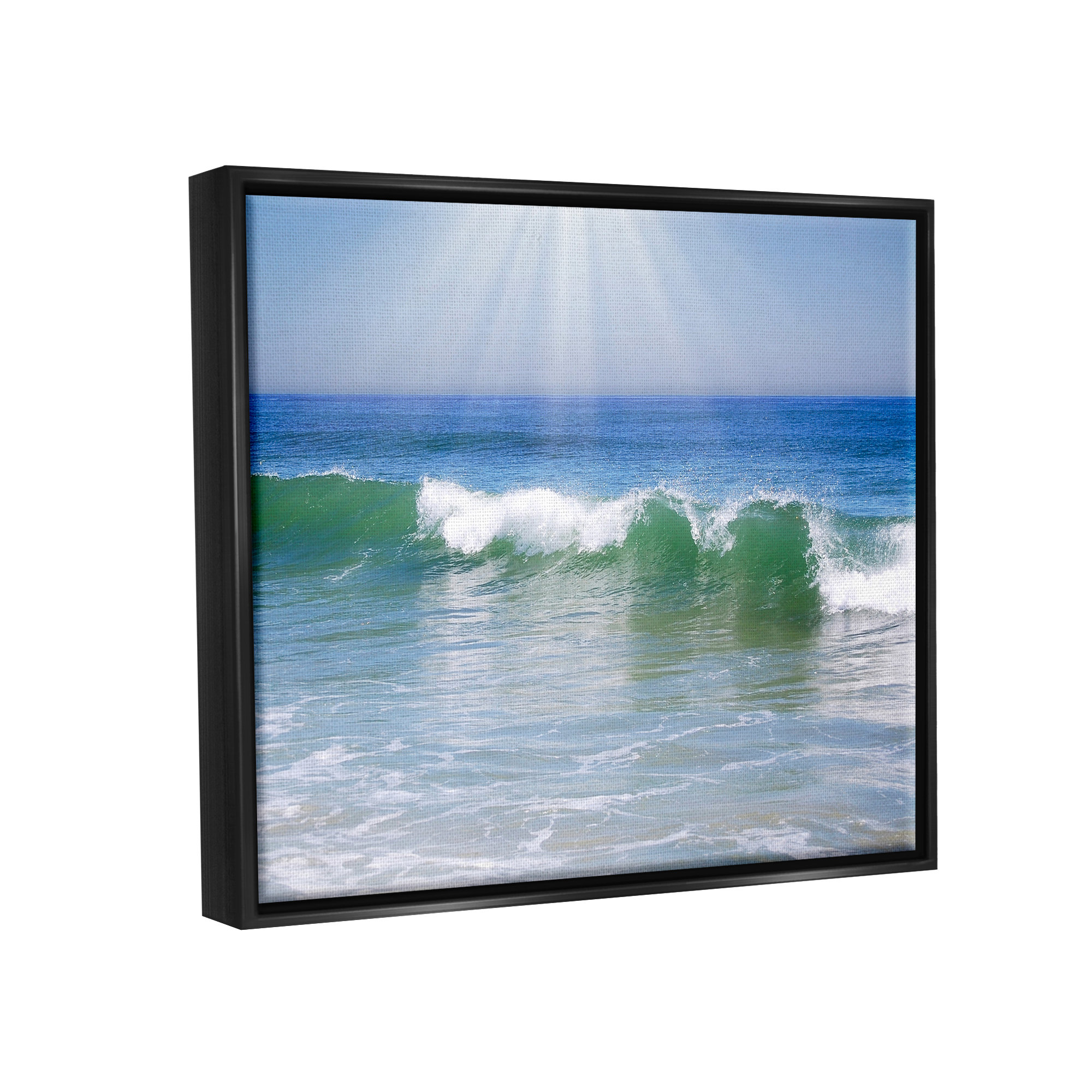 Stupell Industries Rolling Ocean Waves Photography Canvas Wall Art Design by Graffi*Tee Studios ...